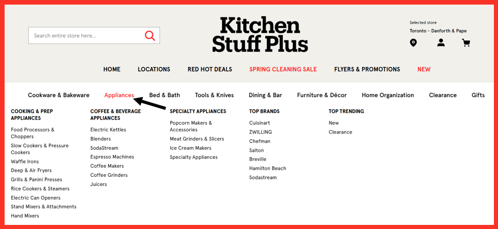 Product Search – Kitchen Stuff Plus